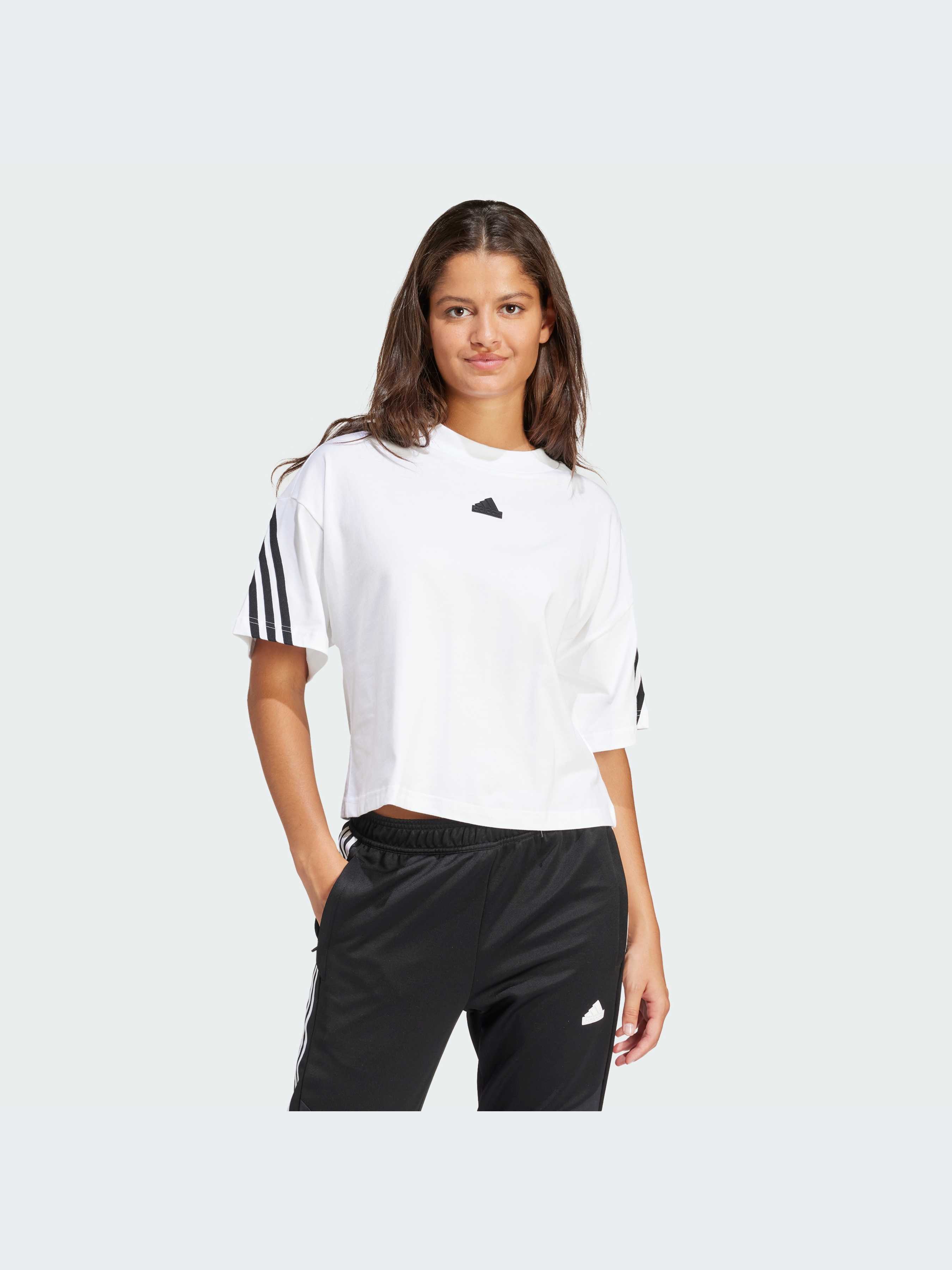 Футболка adidas IV5270-KZ для женщин, цвет: Белый - купить по выгодной ...